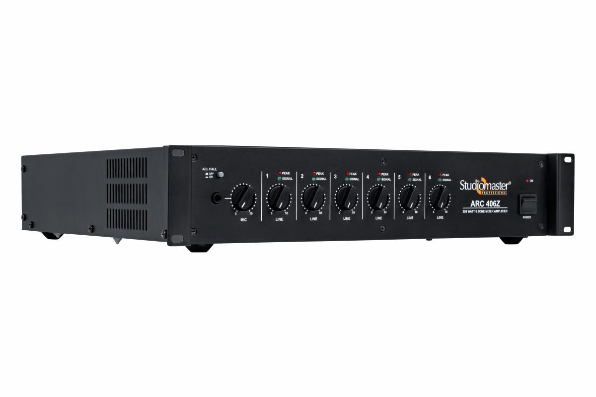 Studiomaster Professional ARC 406Z 6 Channel Matrix Multi-Zone ...